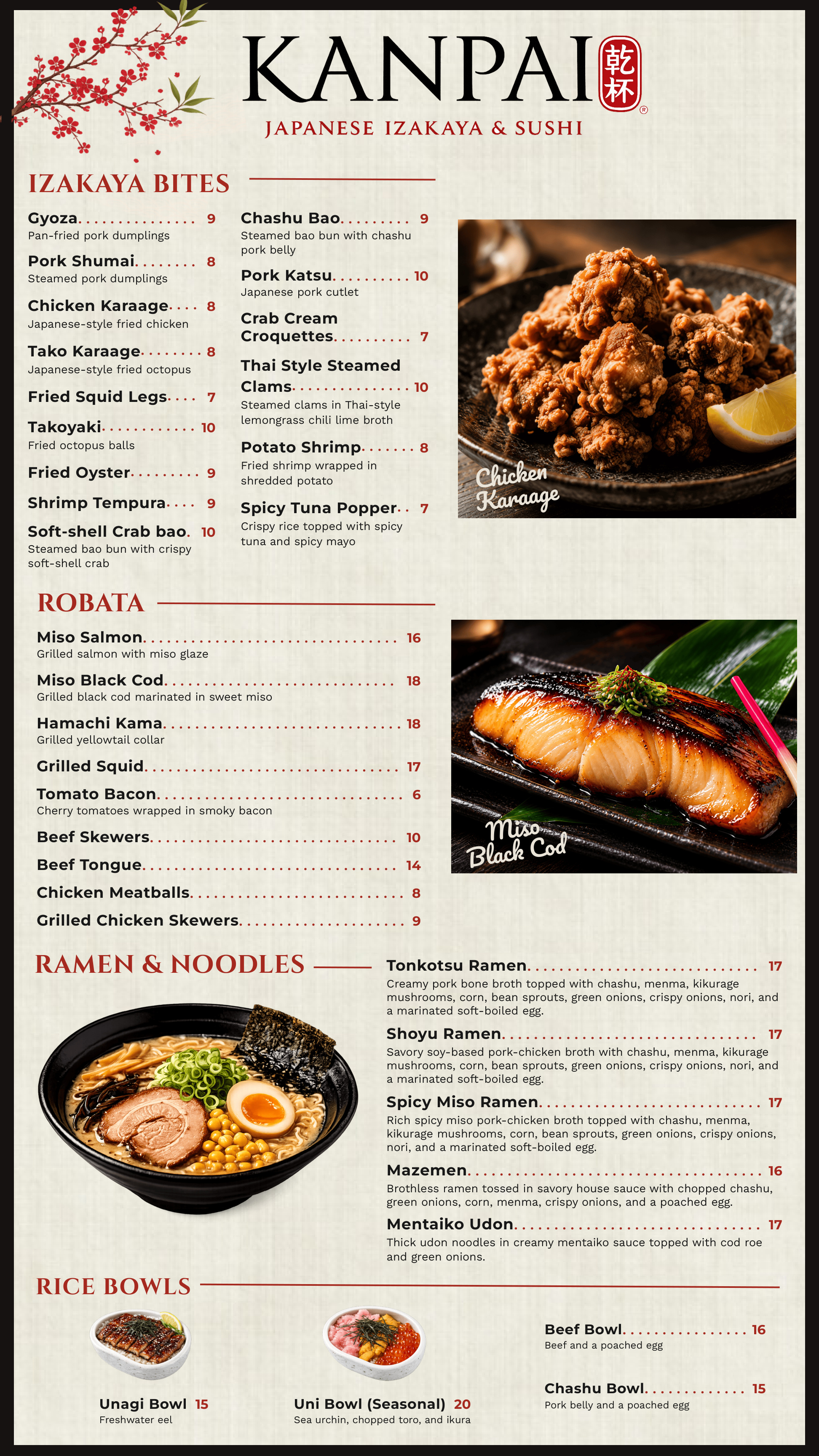 Best Japanese Restaurant in Mansfield TX | Kanpai Izakaya & Ramen